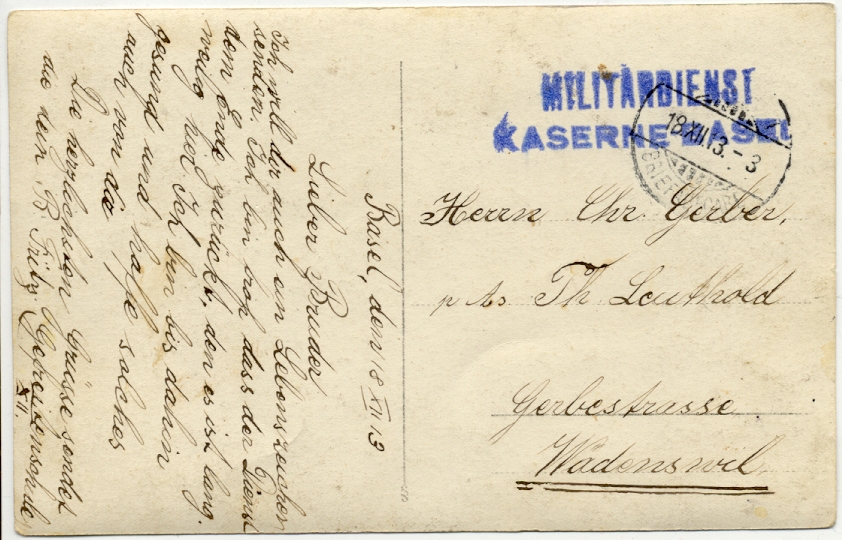 Documents: Gerber, Fritz and Christian Gerber Postcard: Gerber Family ...